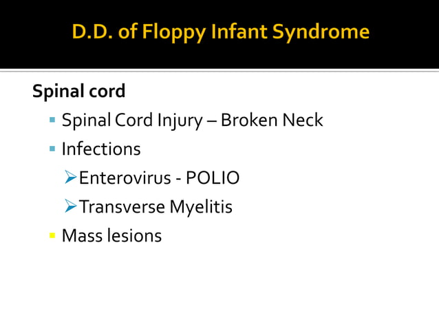 Floppy infant | PDF | Pregnancy | Reproductive Health