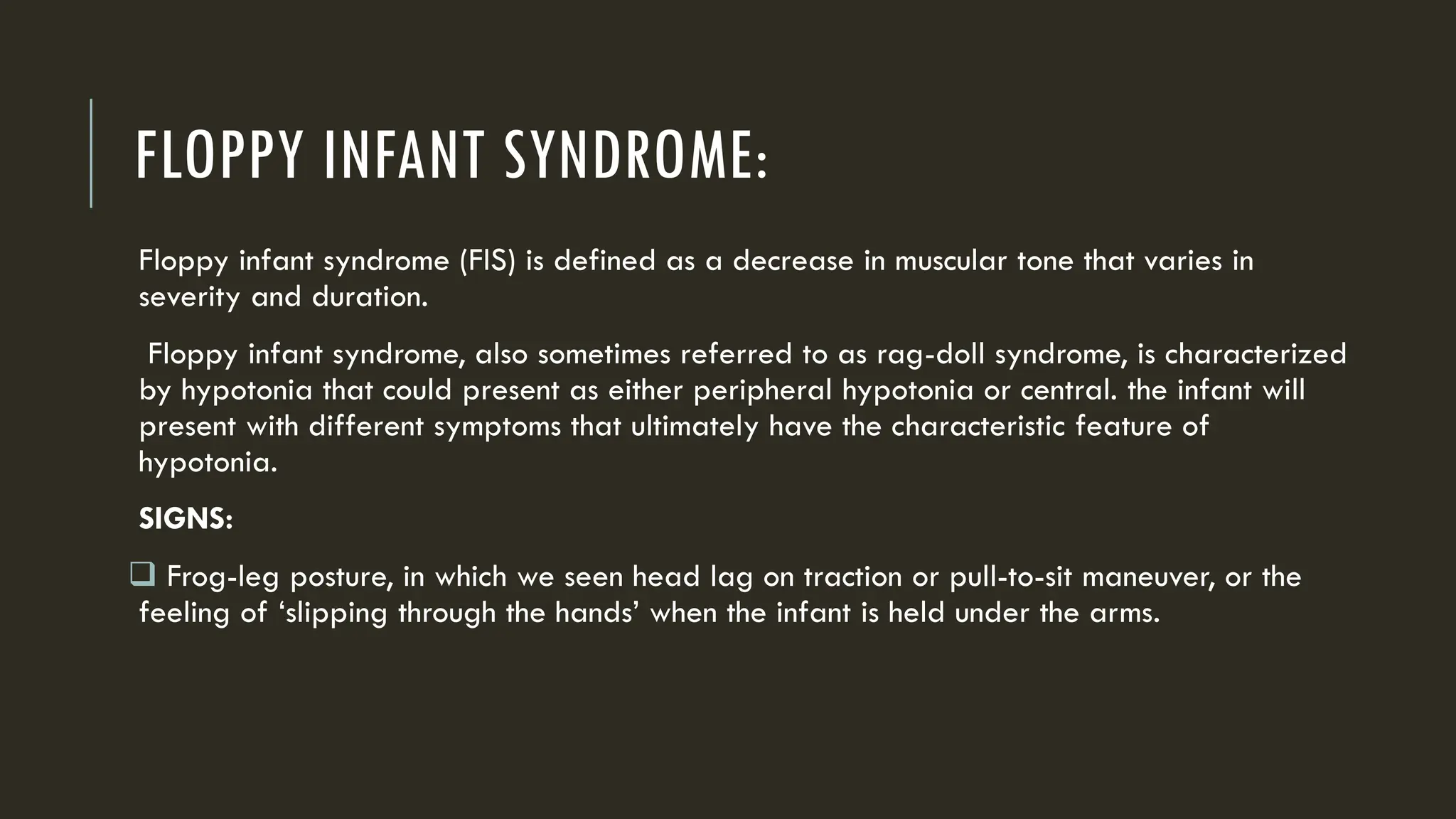 FLOPPY INFANT SYNDROM,CHENNELOPATHY, CRAMP.pdf