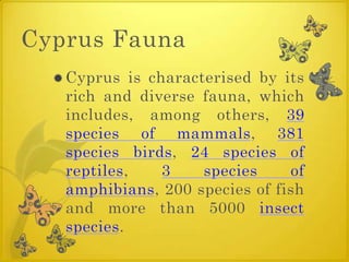 Flora and Fauna of Cyprus Eco Map | PPT