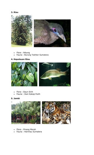 Flora dan fauna wilayah barat | DOCX