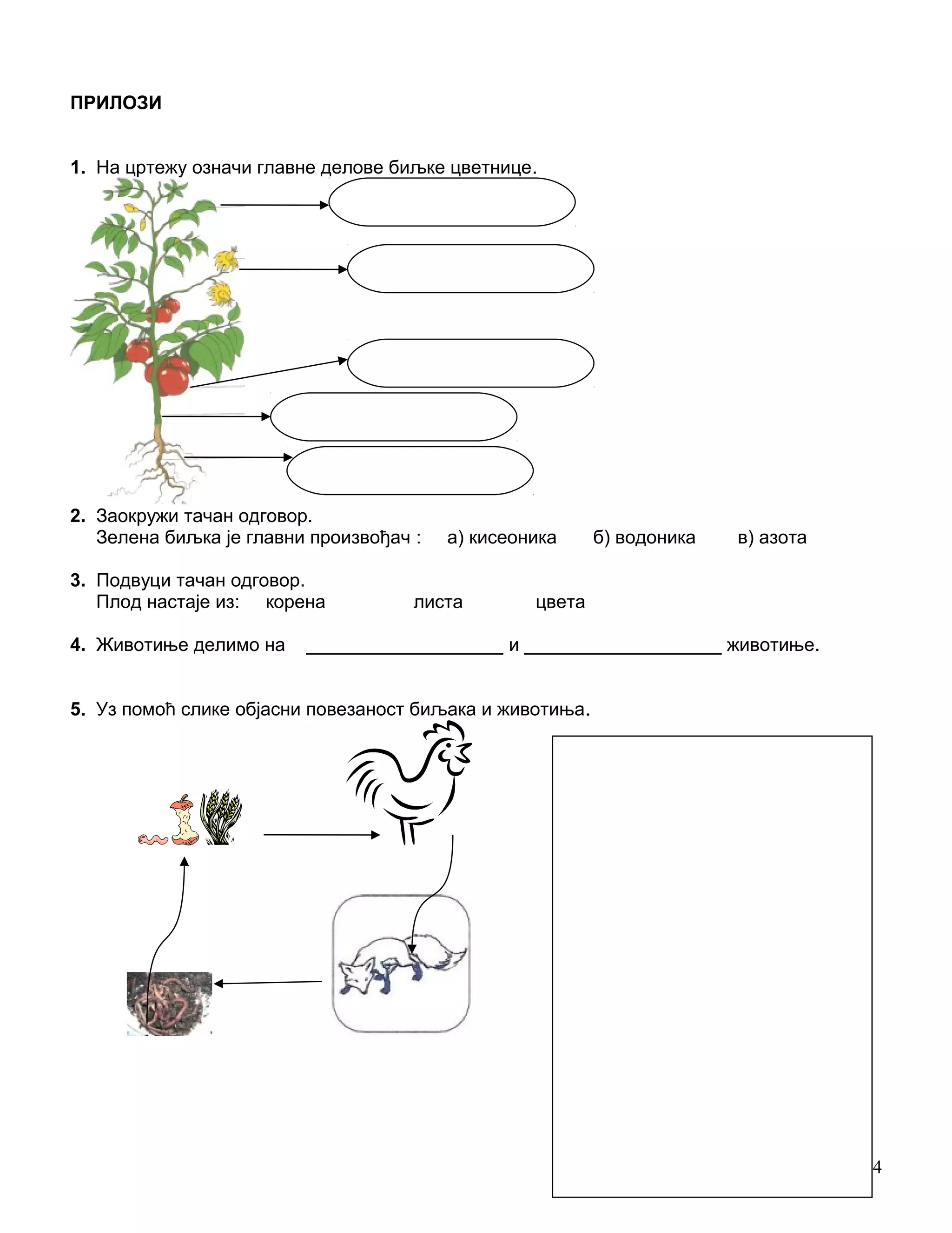Flora i fauna Srbije, čas upoznavanja sa biologijom | DOC