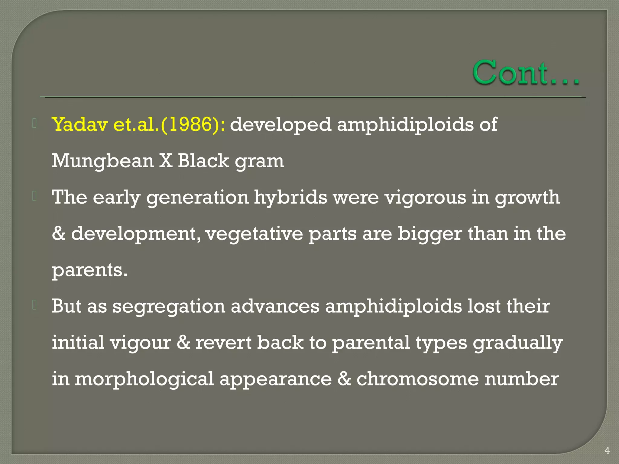 Floral biology and crossing techniques in greengram | PPT