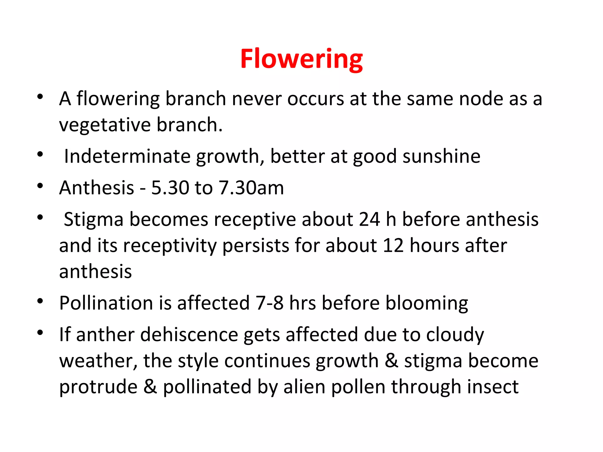 Floral biology and crossing techniques in groundnut | PPS