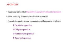 Floral biology, modes of reproduction and pollination | PPTX