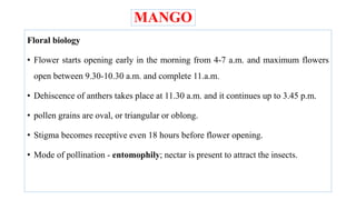 Floral biology, modes of reproduction and pollination | PPTX