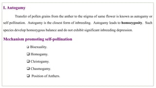 Floral biology, modes of reproduction and pollination | PPTX