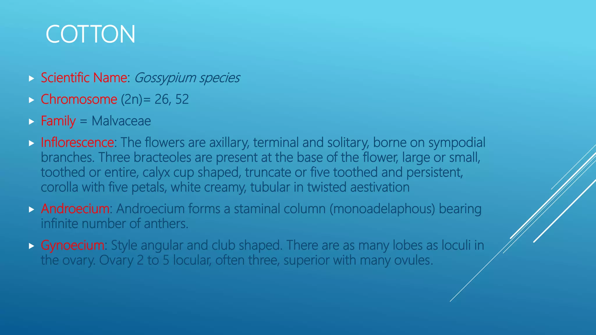Floral biology of commercial crops | PPTX