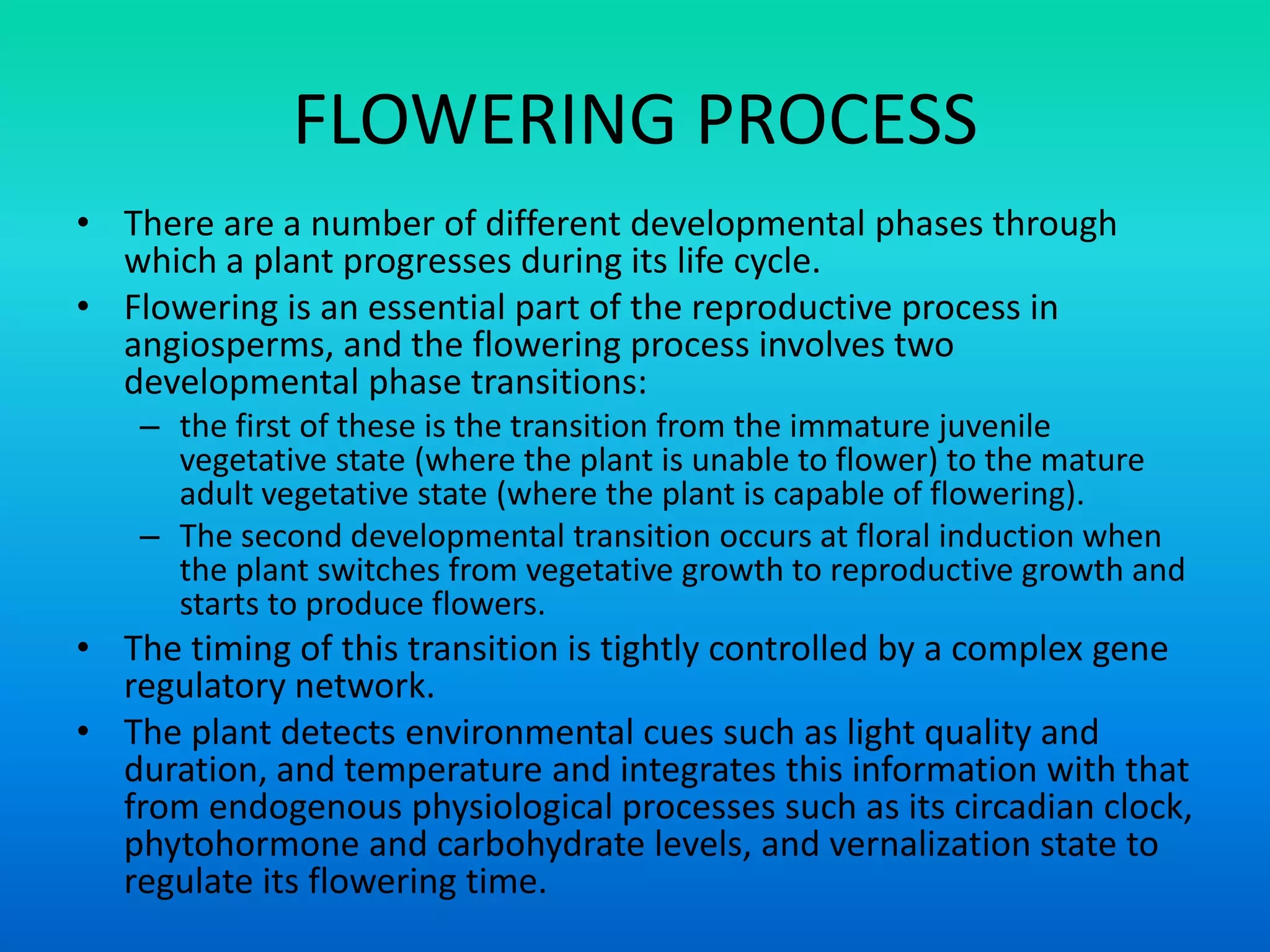 Floral induction | PDF