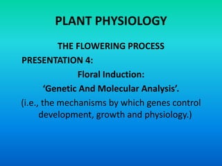 Floral induction | PDF