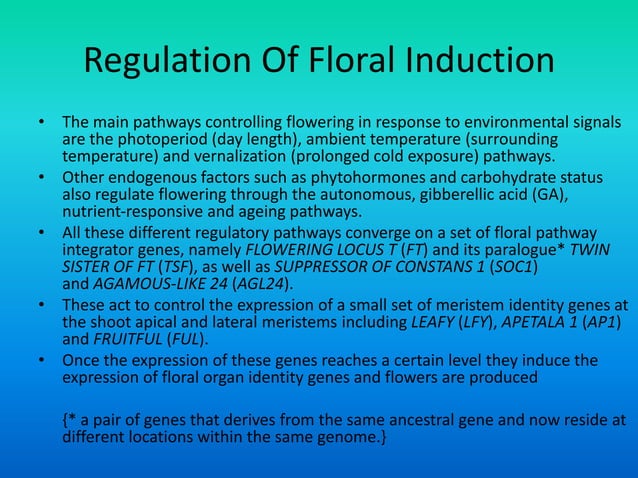Floral induction | PDF