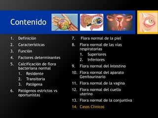 Flora Microbiana Normal | PPTX