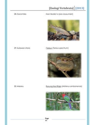 Flora n fauna maskot provinsi di indonesia | PDF