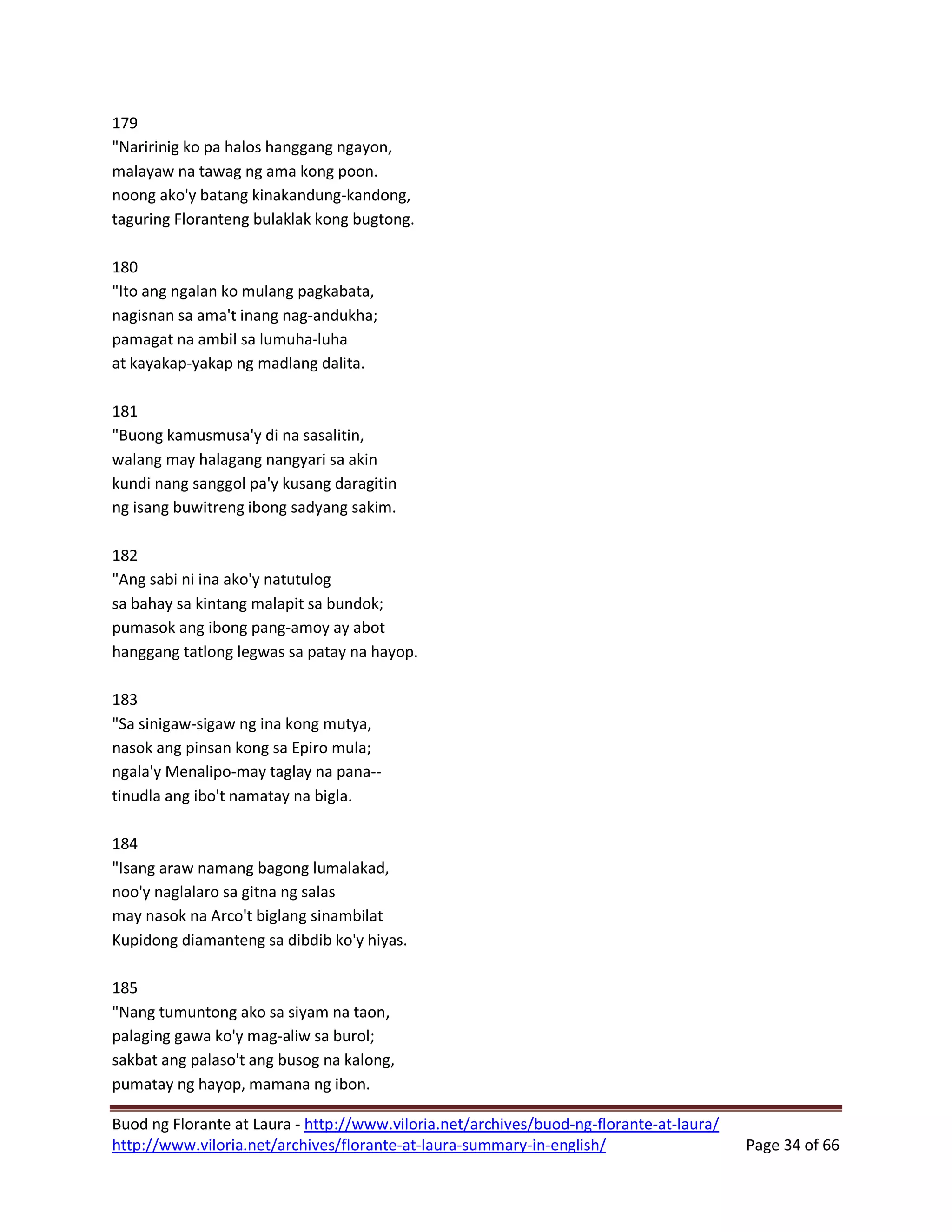 Florante at-laura-saknong | PDF