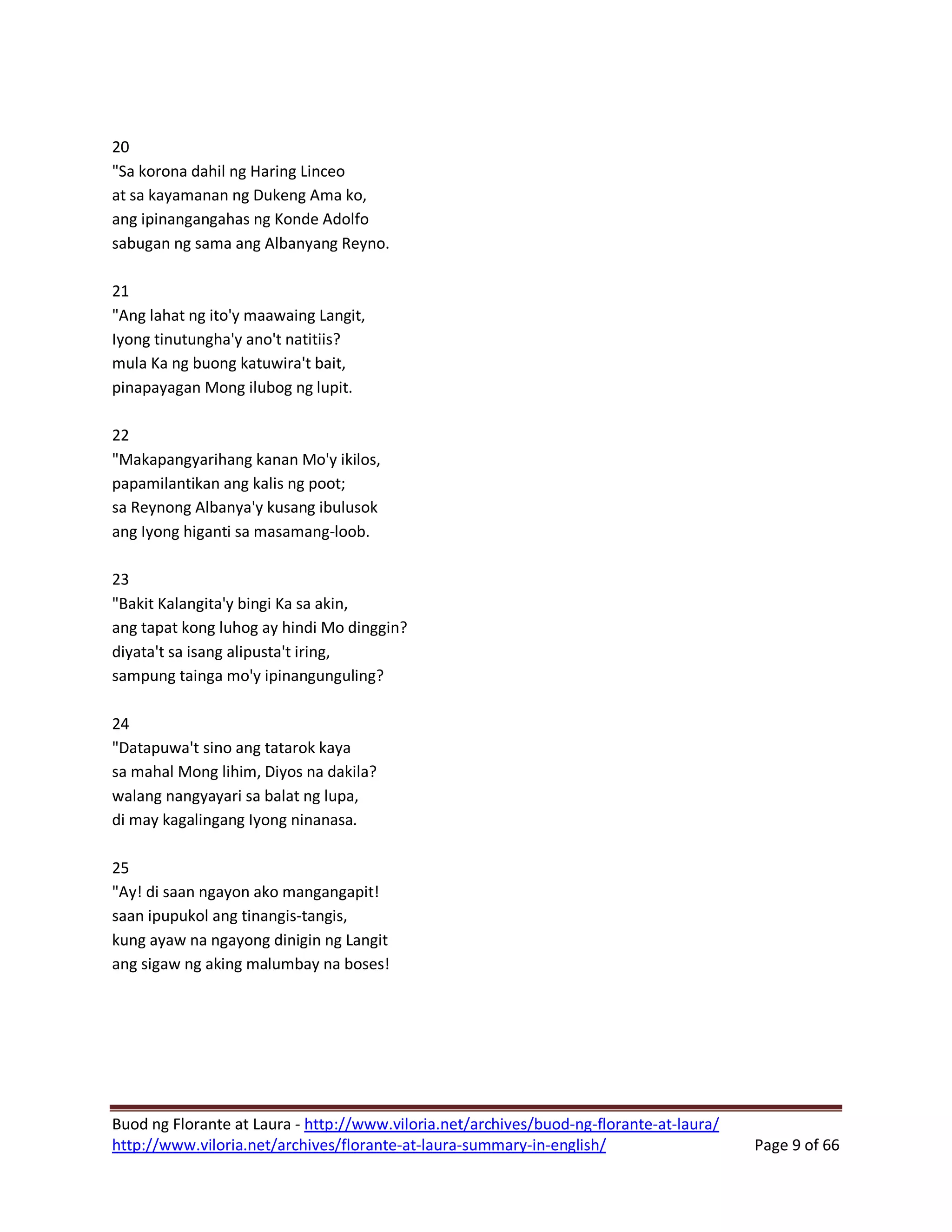 Florante at-laura-saknong | PDF