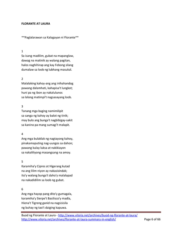 Florante at-laura-saknong | PDF