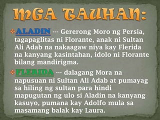 Florante at laura (jhoeannersaraos) | PPTX