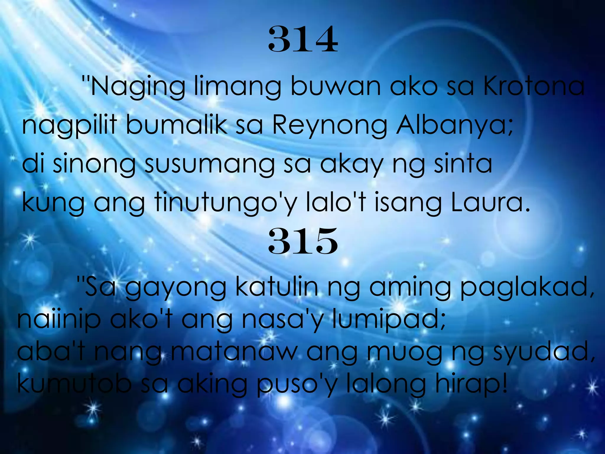 FLORANTE AT LAURA | PPTX