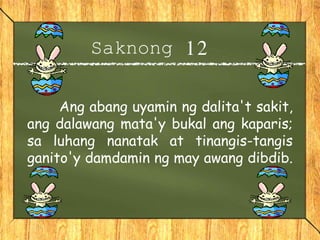 Florante at Laura (Saknong 12-20) | PPTX