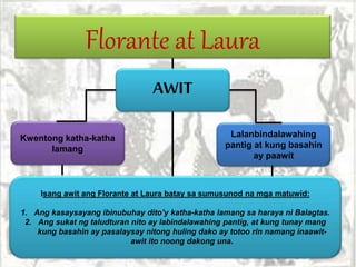 Florante at Laura | PPTX