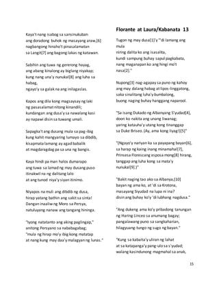 Florante at laura | DOCX