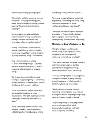 Florante at laura | DOCX