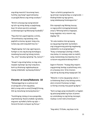 Florante at laura | DOCX