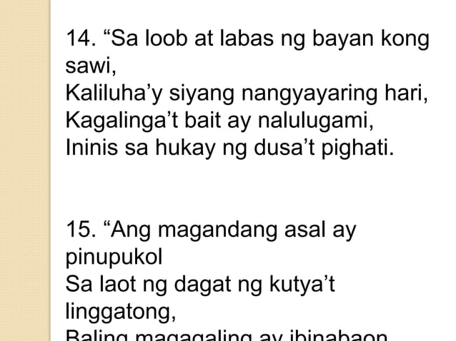 FLORANTE AT LAURA ARALIN 1 MAPANGLAW NA GUBAT | PPTX