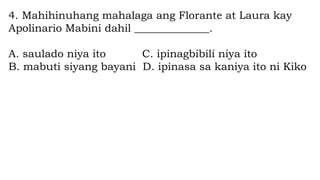 Florante at Laura ni Francisco Balagatspptx | PPTX