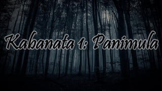 KABANATA 1: PANIMULA | PDF