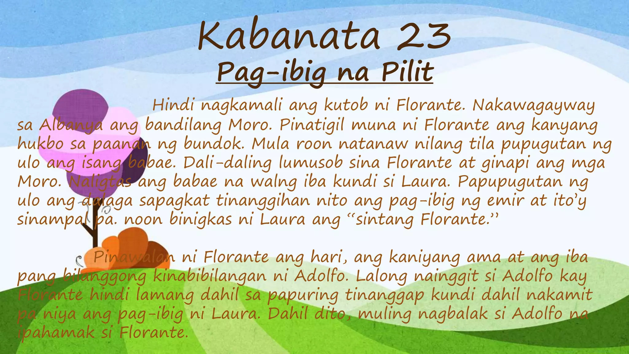 Florante at laura buod | PPTX