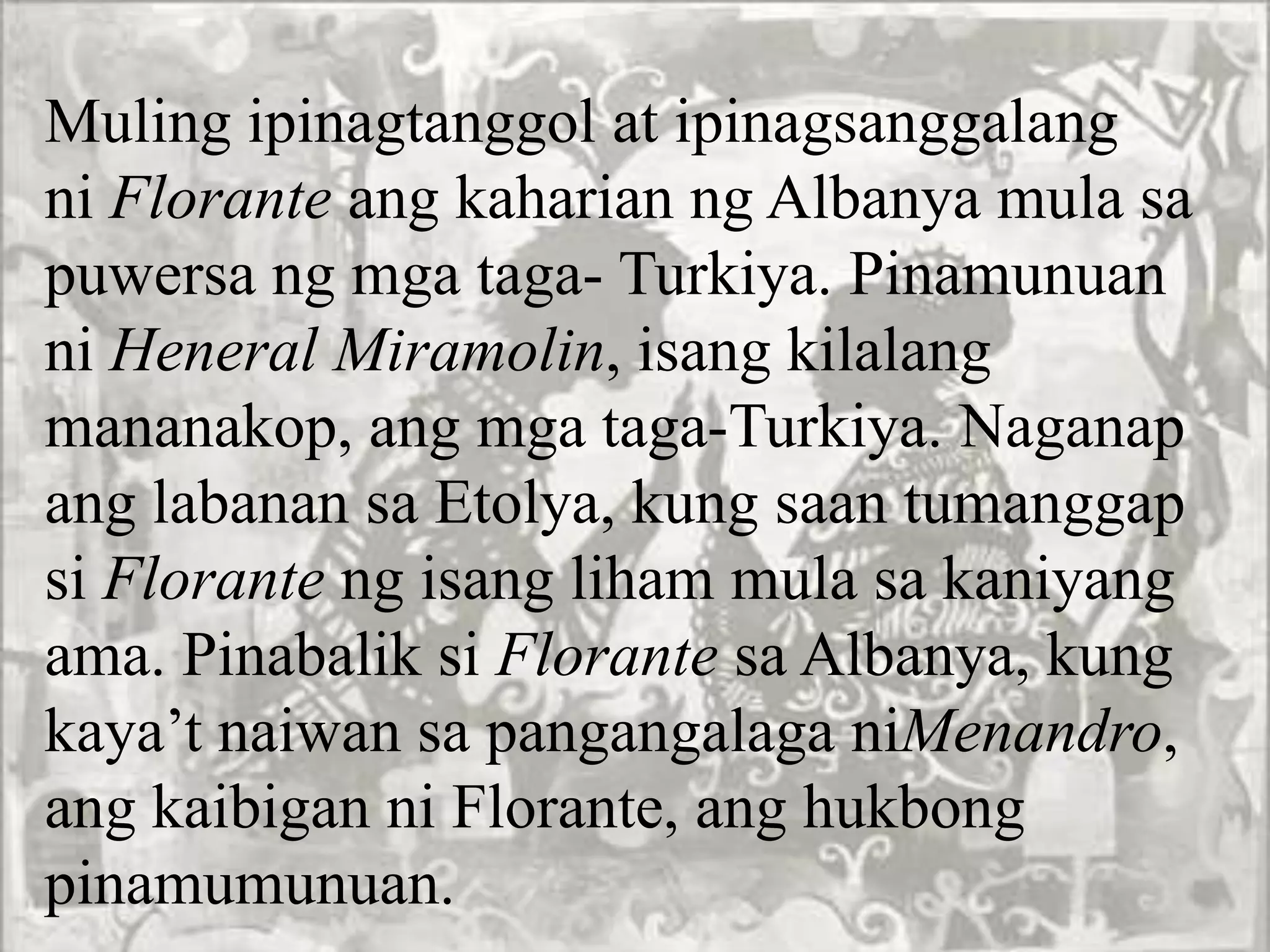 Florante at Laura Introduction | PPTX