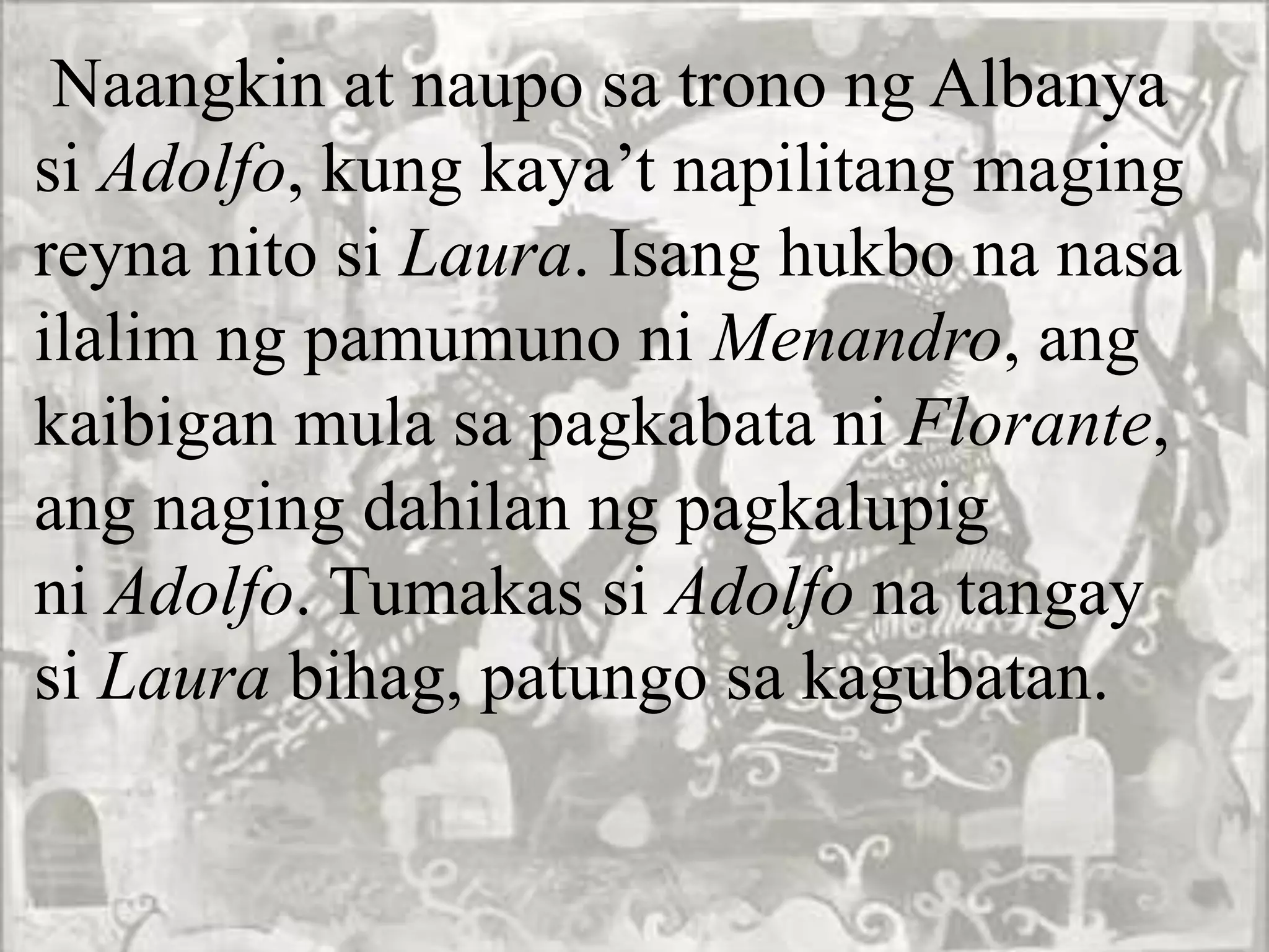 Florante at Laura Introduction | PPTX