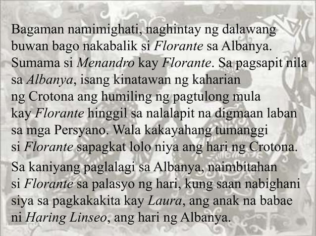 Florante at Laura Introduction | PPTX