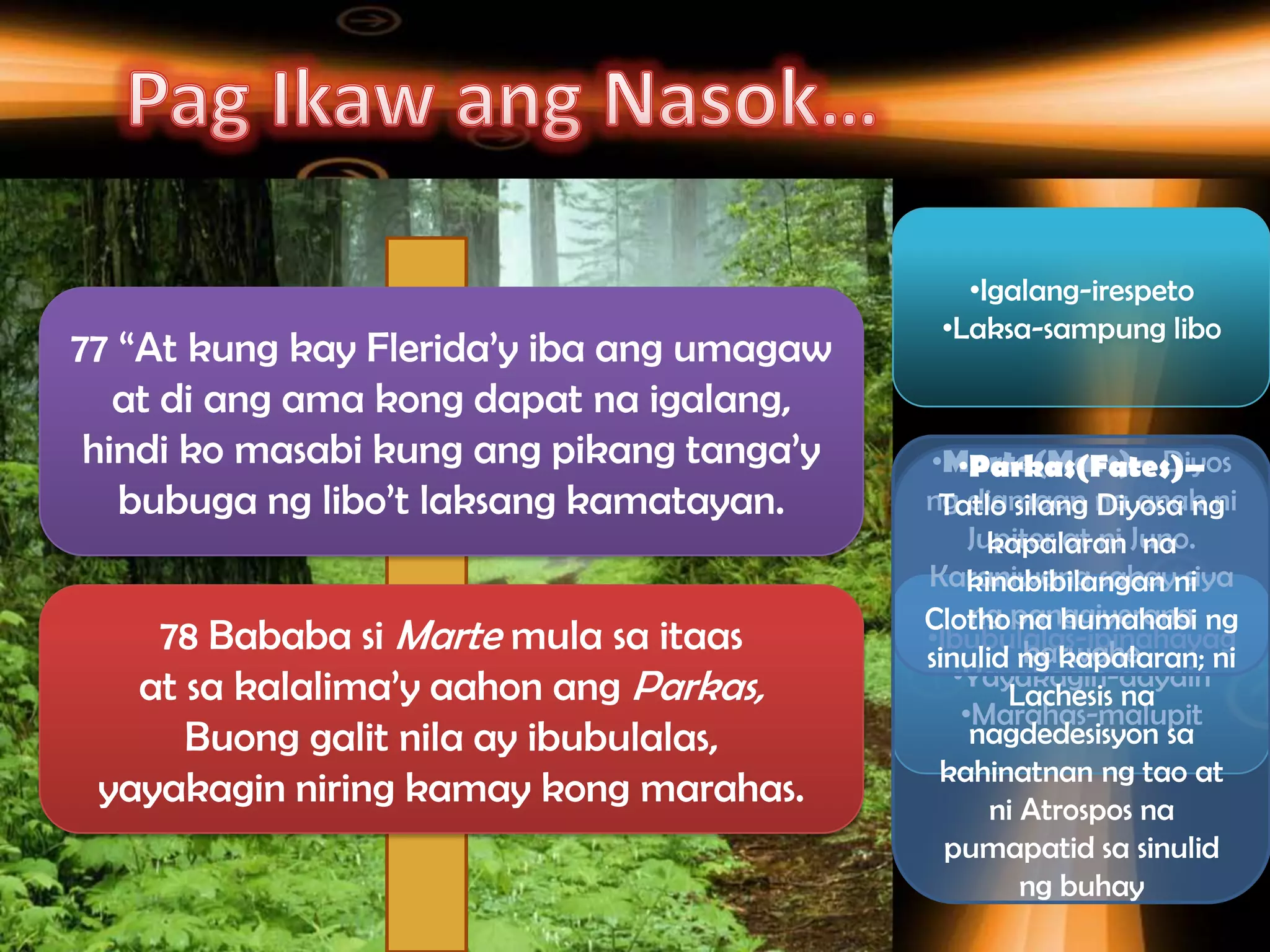 Florante at laura (Pag Ikaw ang Nasok) | PPTX