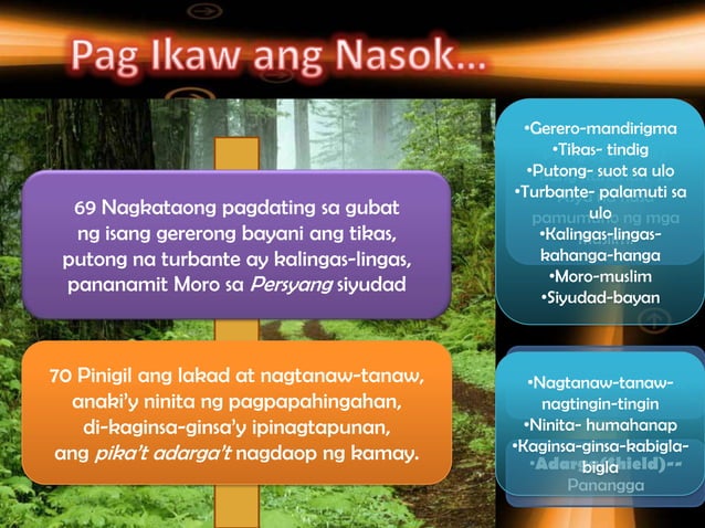 Florante at laura (Pag Ikaw ang Nasok) | PPTX