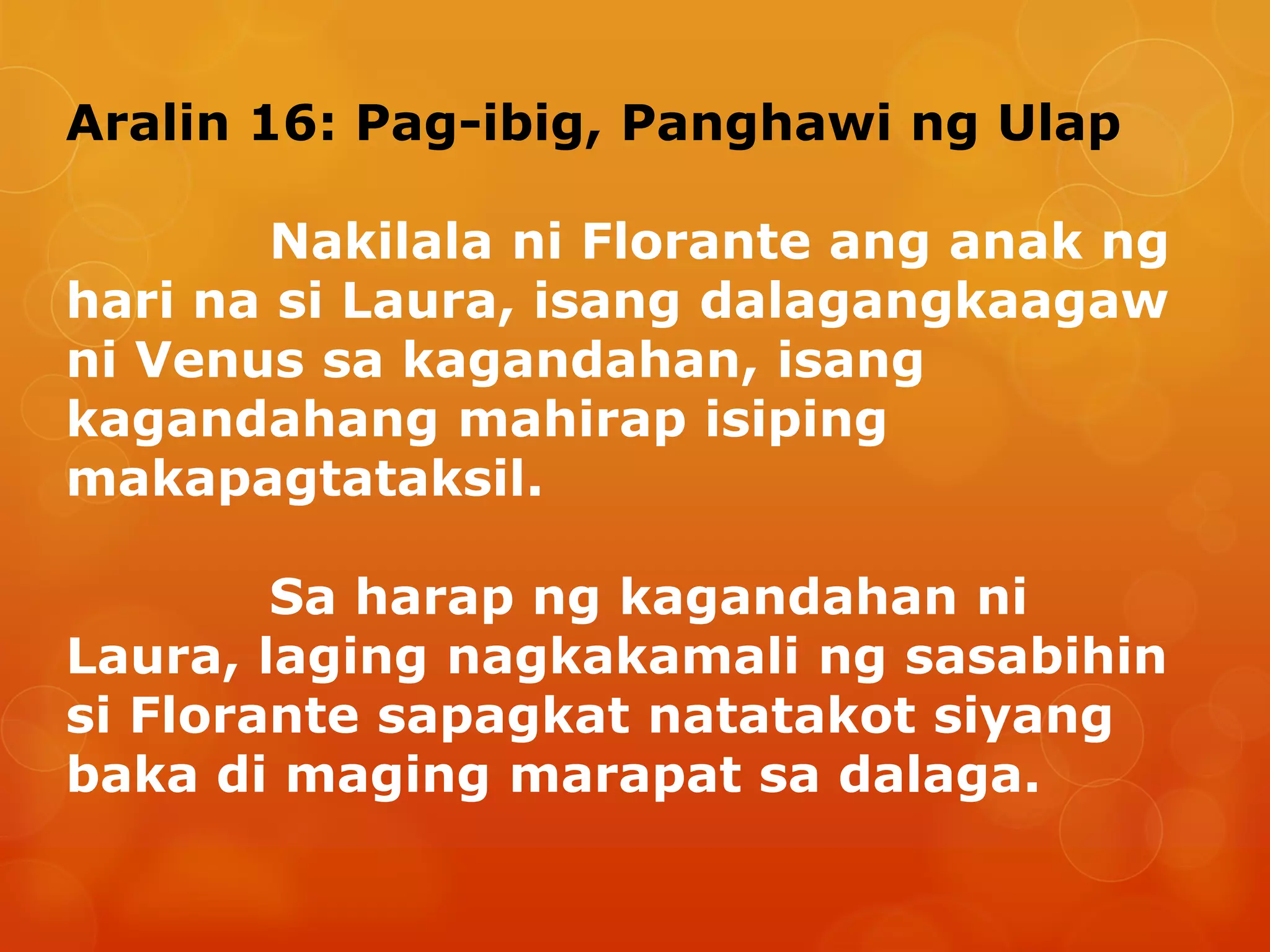 Florante at laura powerpoint | PPTX