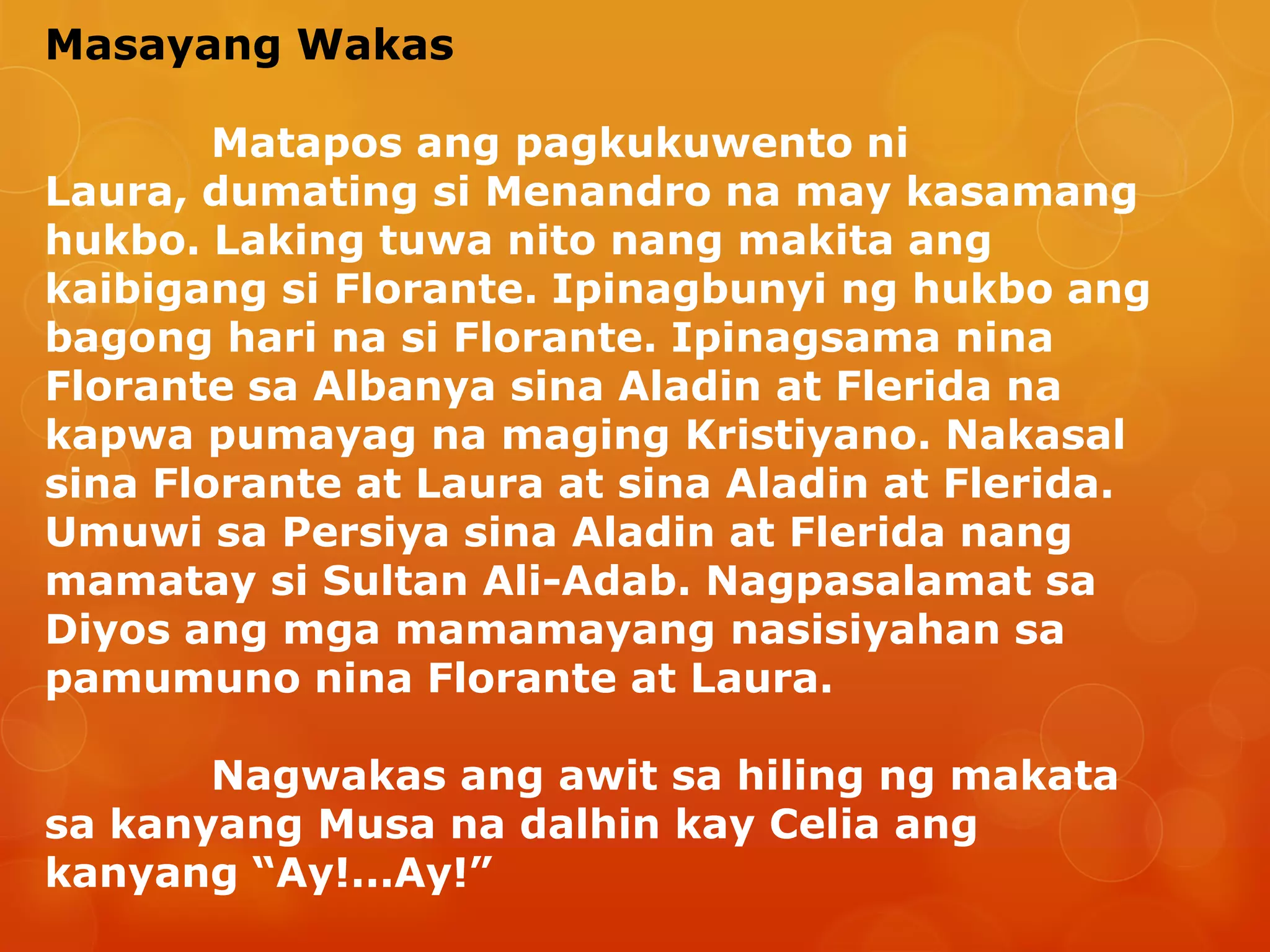 Florante at laura powerpoint | PPTX
