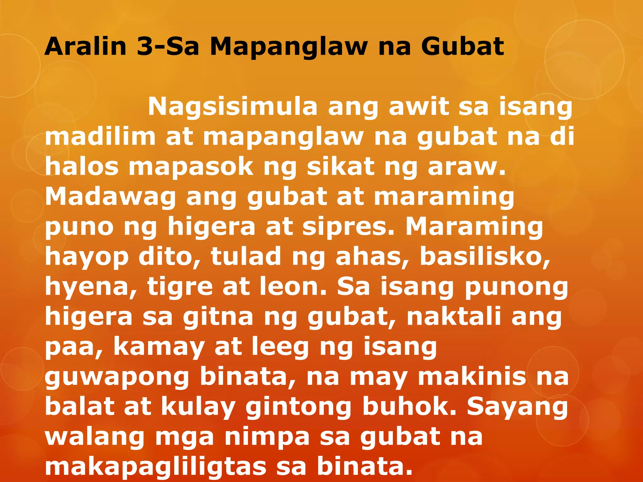 Florante at laura powerpoint | PPTX