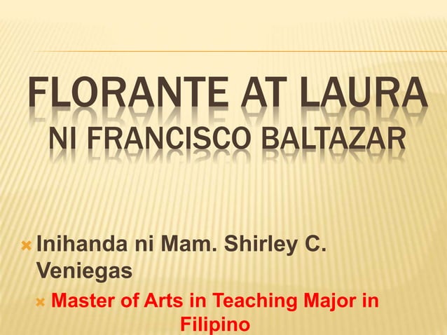 Florante at laura ppt_Mam Shie | PPTX