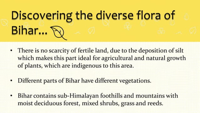 Flora of Bihar | PPTX
