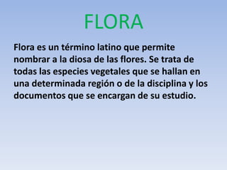 Flora y fauna | PPTX