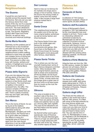Florence travel-guide | PDF