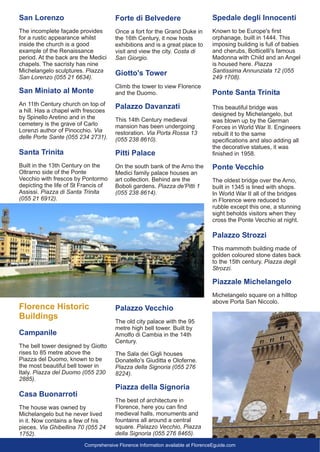 Florence travel-guide | PDF