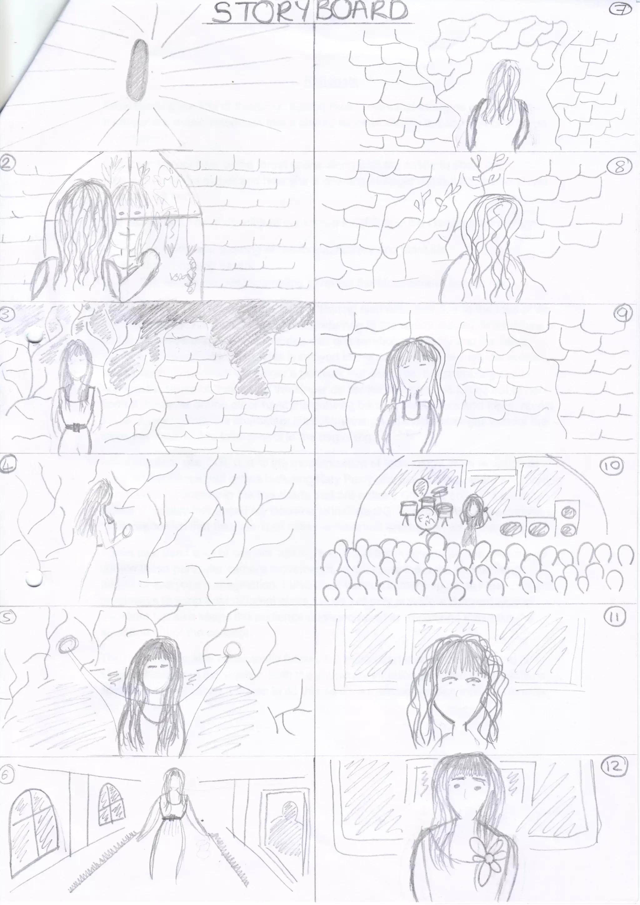 Florence and the Machine: Rabbit Heart Storyboard drawings | PDF