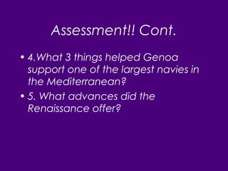 Italy and the Renaissance | PPT