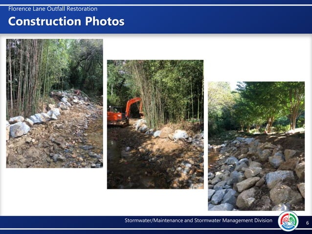 Florence Lane Outfall Restoration | PPT