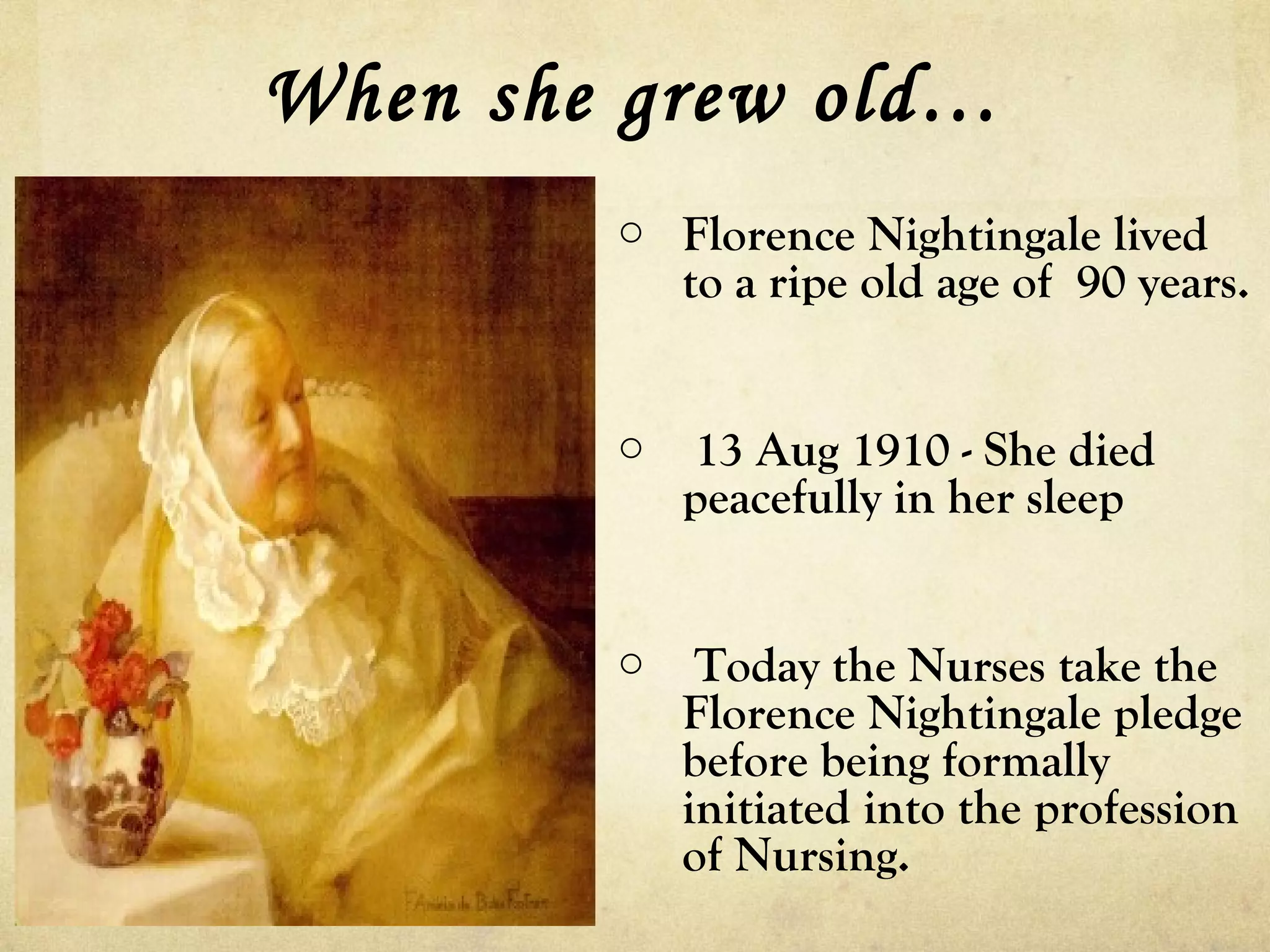 Florence nightingale- lady with the lamp and the mother of modern nursing | PPT