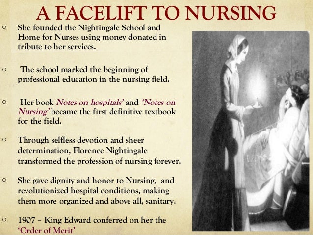 Florence Nightingale Nursing History