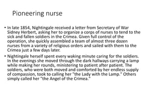 Florence nightingale | PPTX