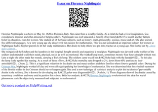 Florence Nightingale | PDF